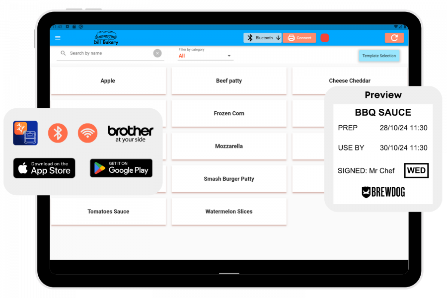 Stock Rotation and Food Safety Labelling Solutions | Dill